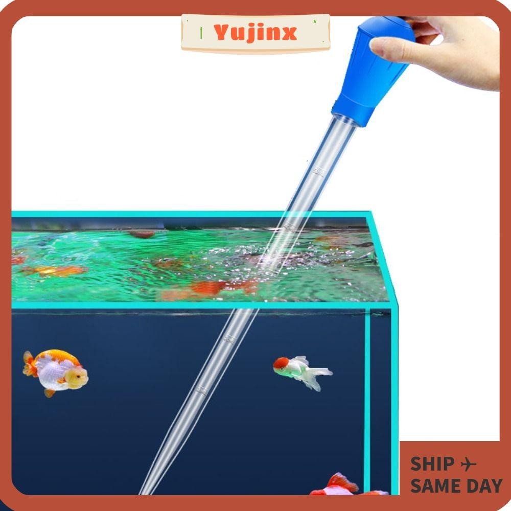 YUJINX Fish Tank Pipette, Lengthen Cleaning Straw Aquarium Gravel Clean ...