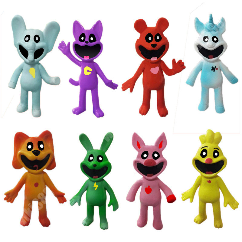 Game Poppy Playtime Action Figure Smiling Critters Model Toys | Shopee ...