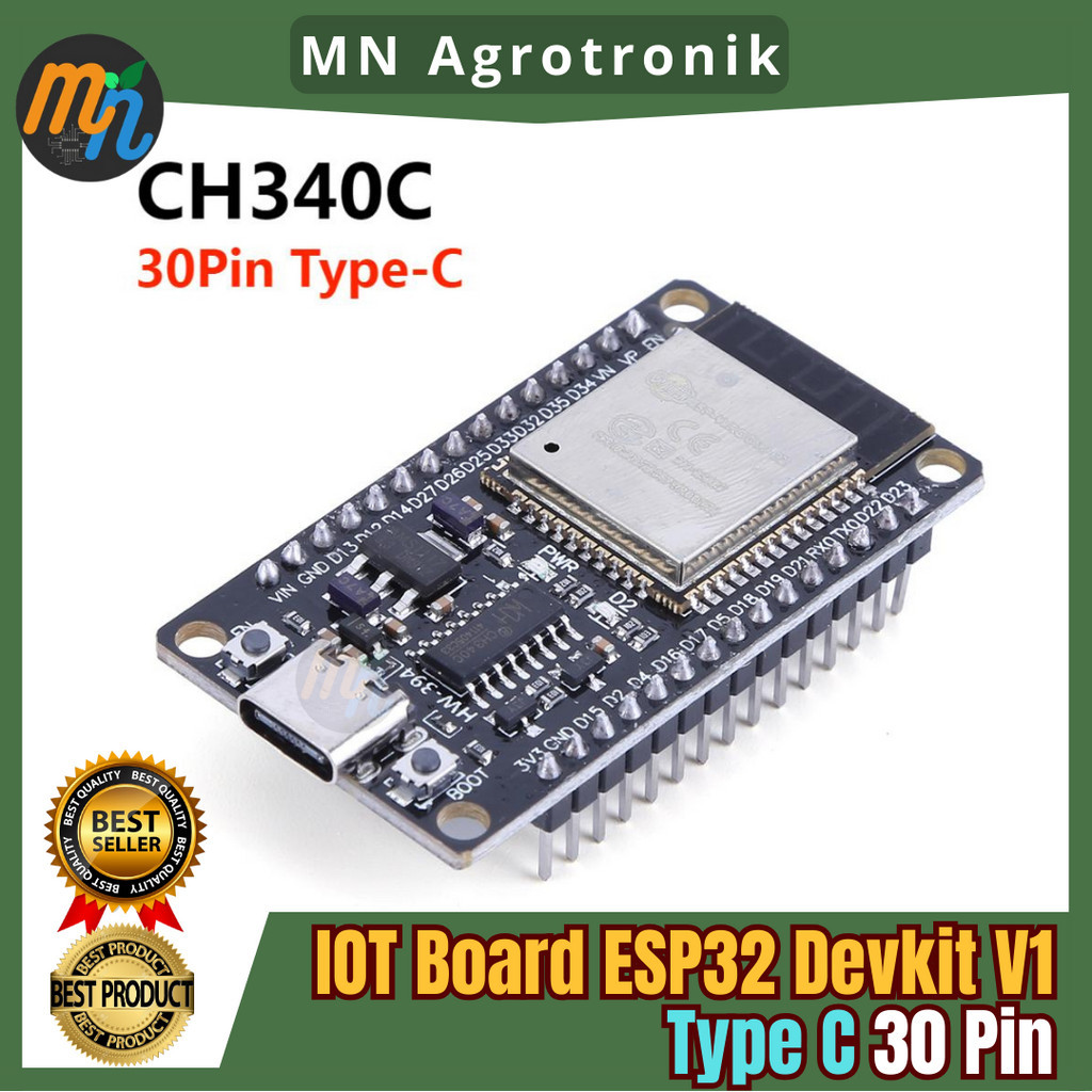 Esp32 Esp 32 Doit Wifi Bluetooth Iot Control Board Ch340 Type C Shopee Philippines 5793