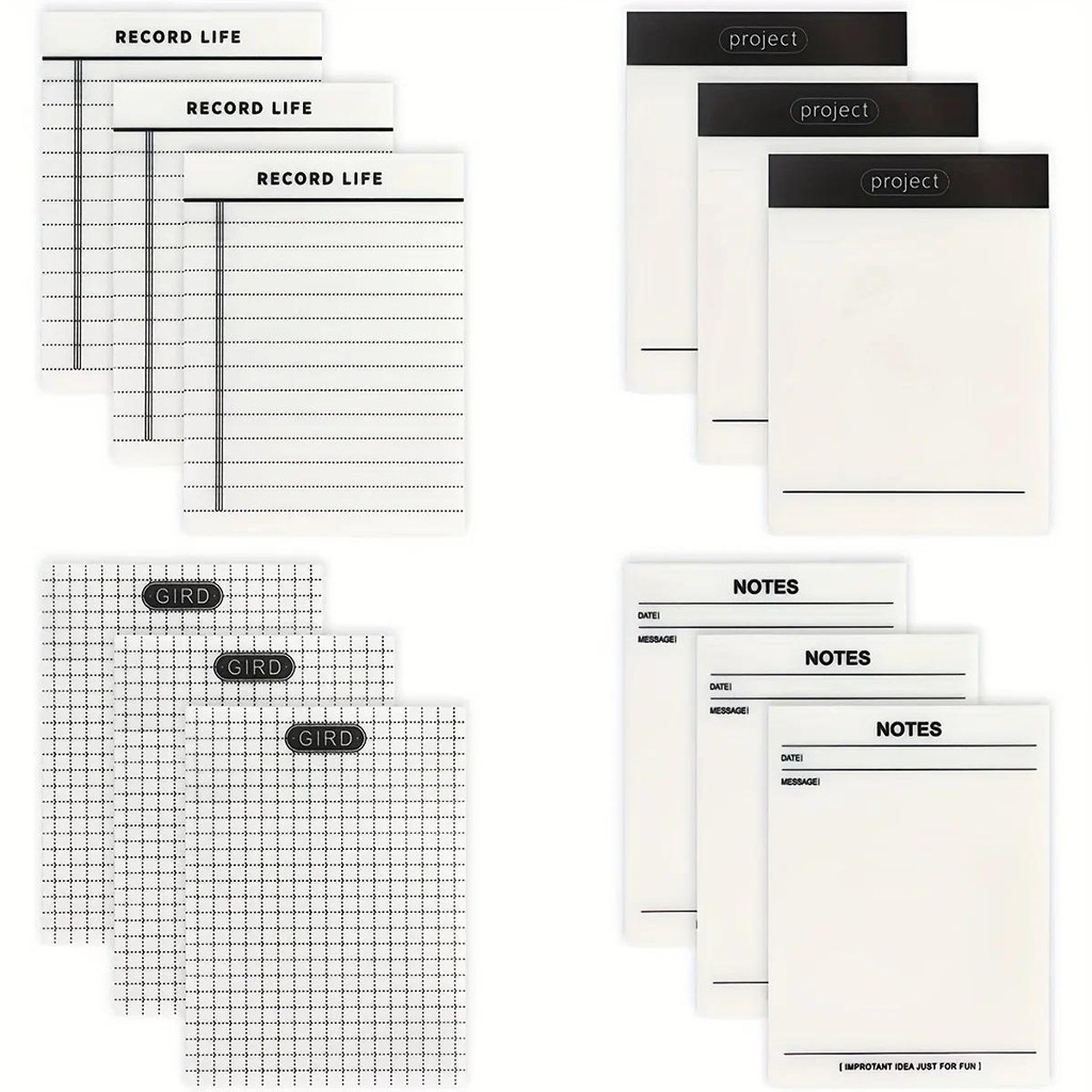 50 Sheet Waterproof Sticky Note Pad - Transparent PET Sticky Note Pad ...
