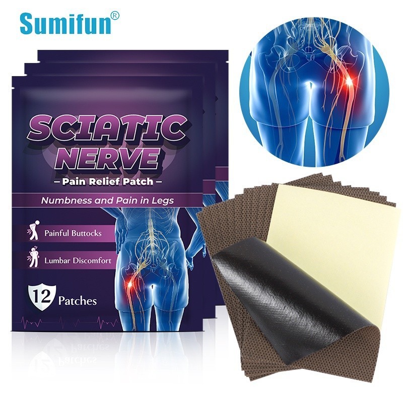 Sciatica Pain Relief Patch Crotch Sticker Treat Piriformis Hip Pain ...