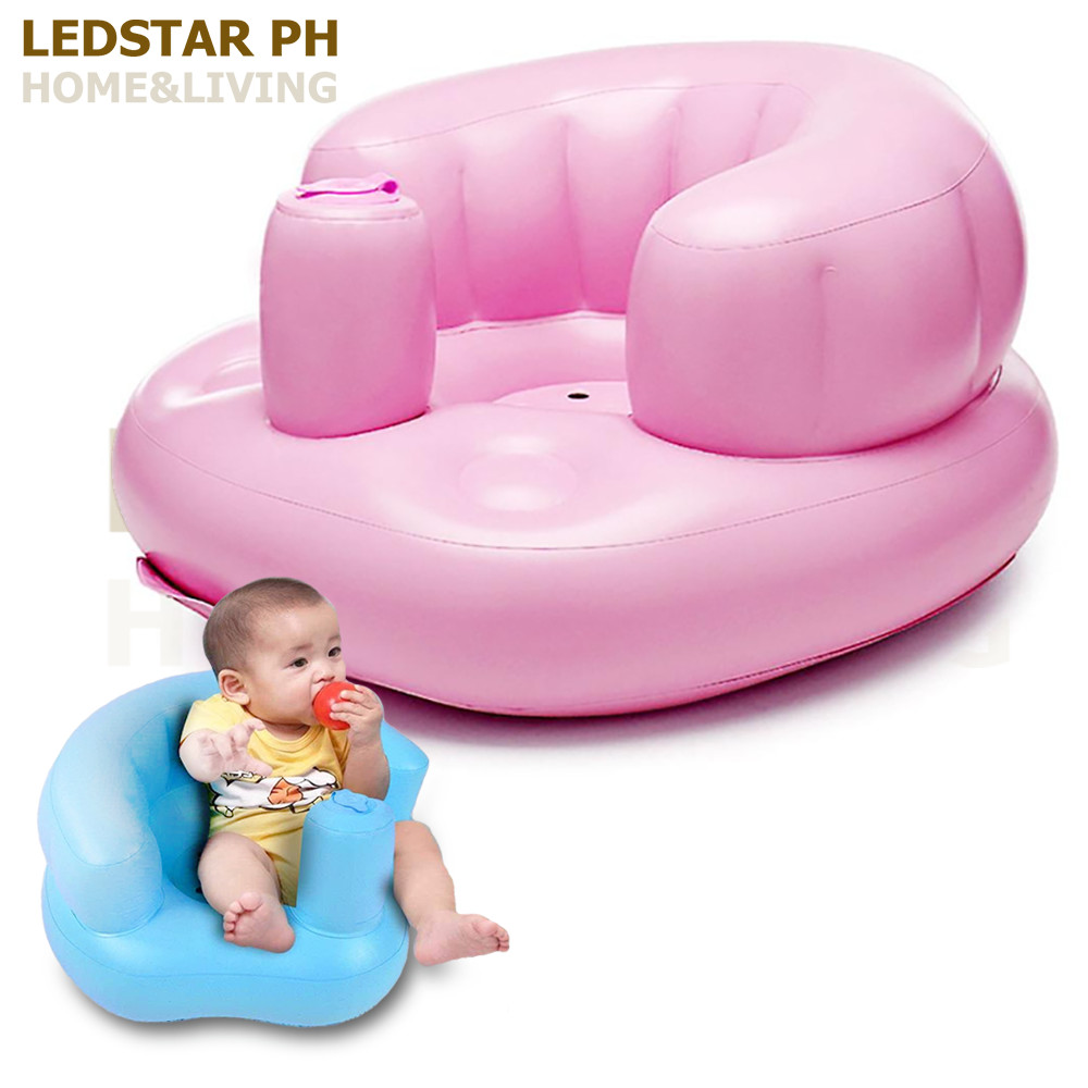 Portable Baby Sofa Seat Baby Chair With Air Pump High For Baby Sitting ...