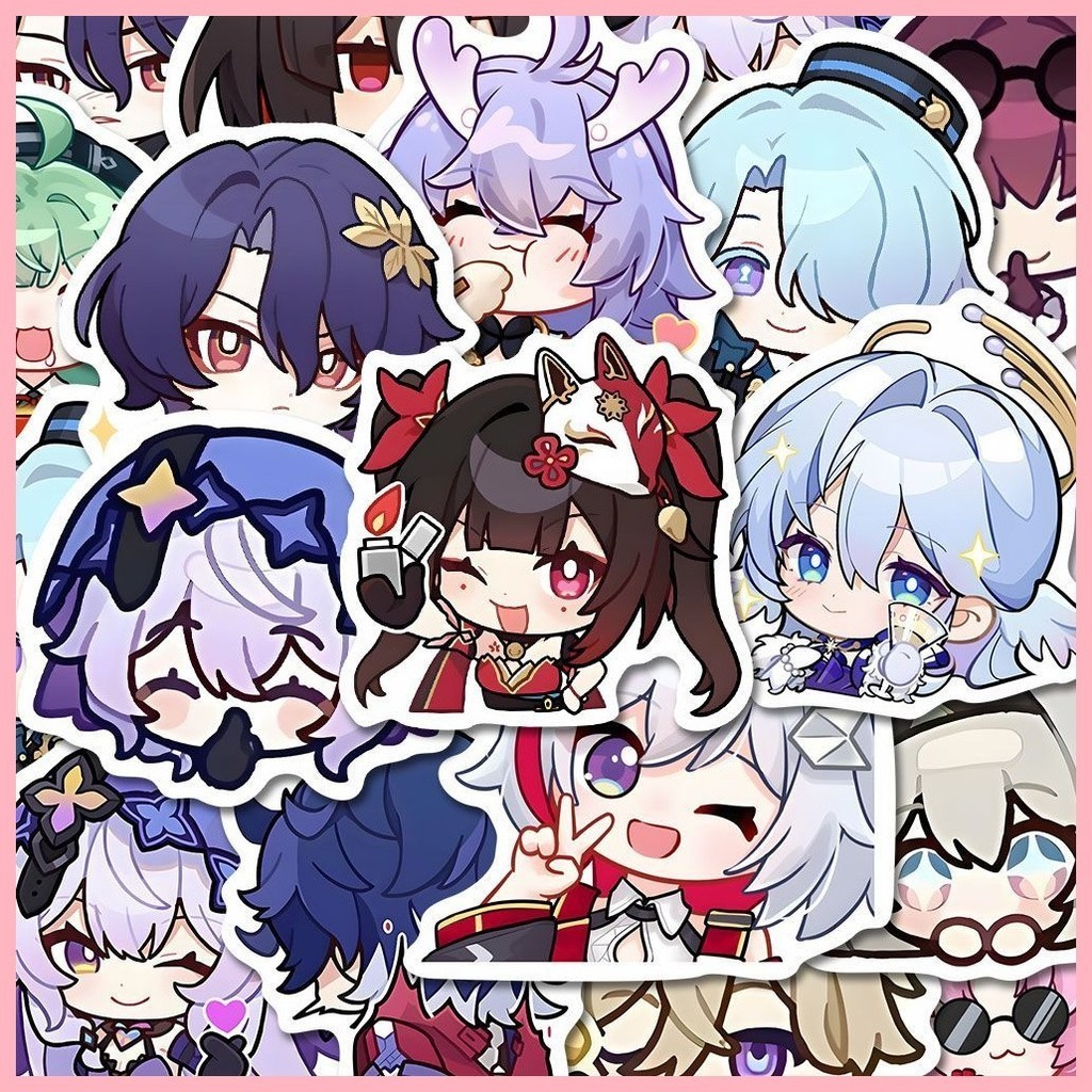 Stickers Honkai Star Rail (62 Sheets) March 7th Kafka Honkai Star ...