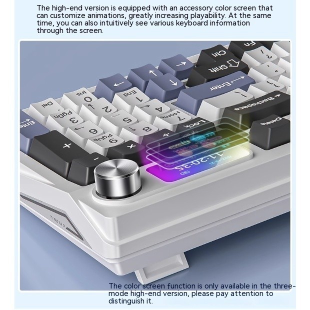 YINDIAO Y95 Wireless Mechanical Keyboard With Gasket Structure Hot ...