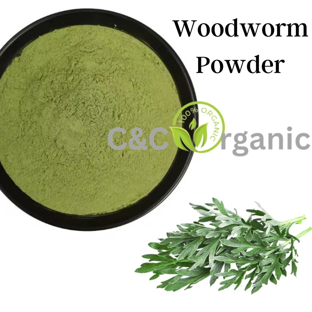 Wormwood / Mugwort Powder 1KG BORONG WHOLE 批发 Edible 食用 超细 艾草粉 1000 ...