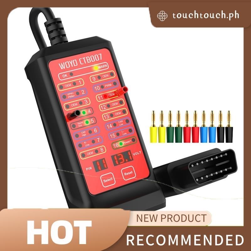 CAN Test Box Diagnostic Tools OBD2 Tester for 16 Pin Voltage Diagnosis ...