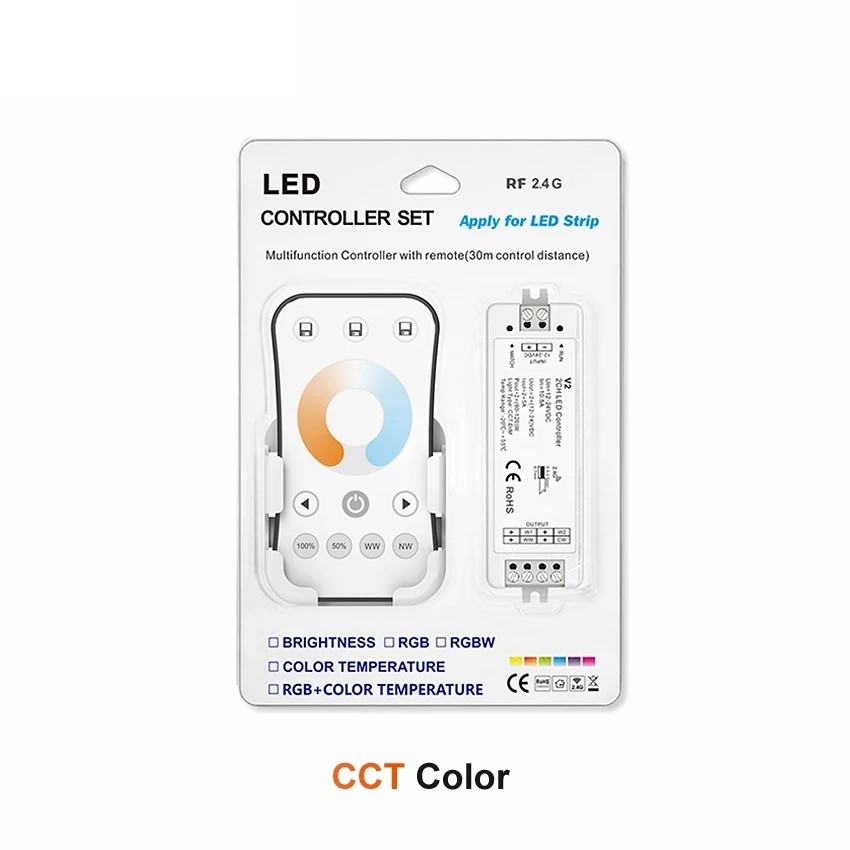All New V2+R7-1 LED Tape Light CCT Color Temperature Controller Set ...
