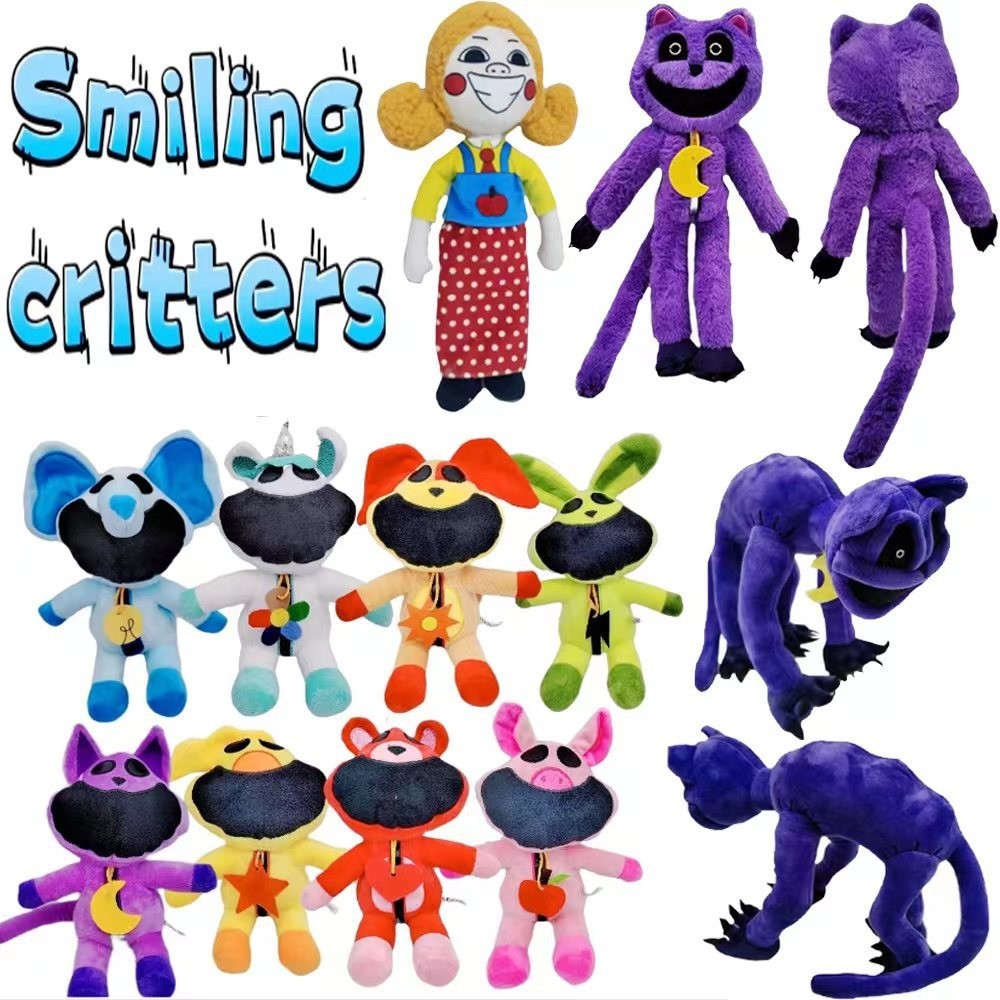 Smiling Critters Plush Toy Smiling Critters Cat Nap Catnat Accion Doll ...