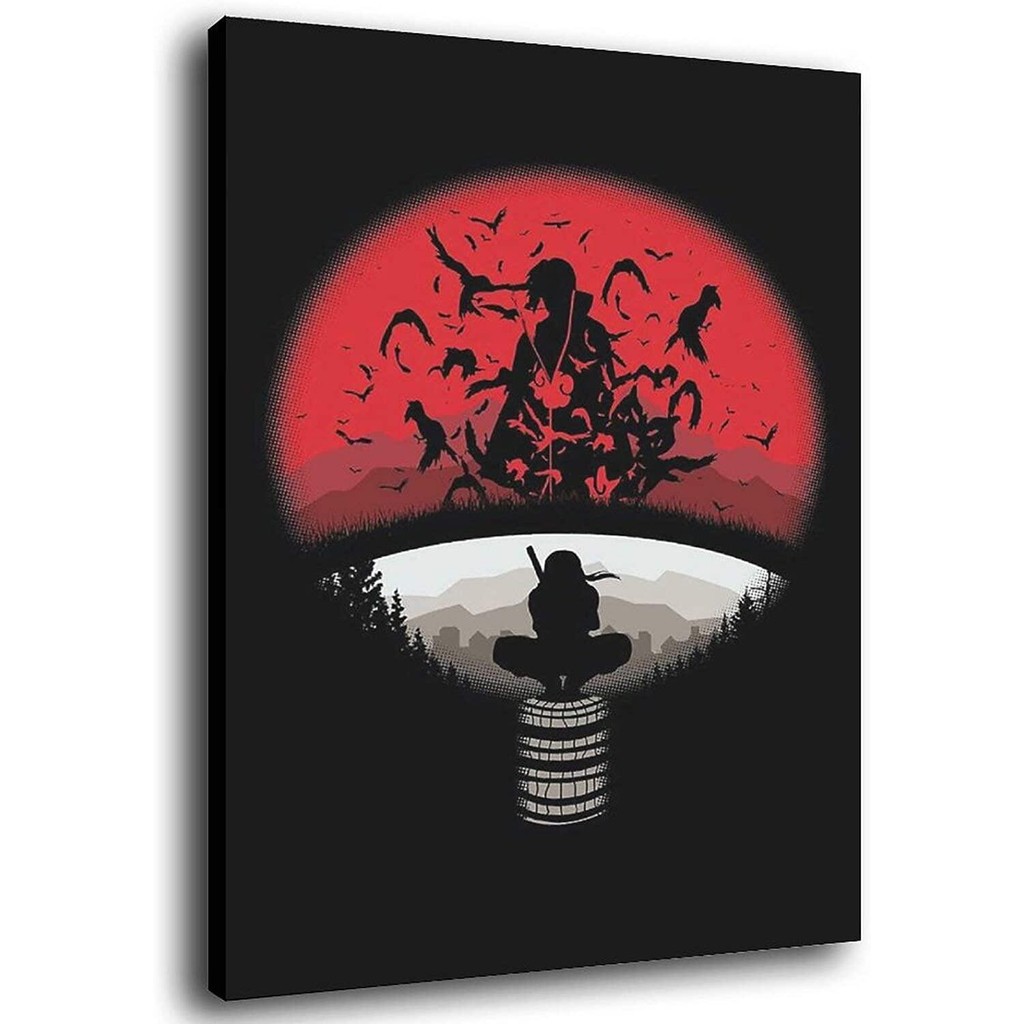 Itachi Uchiha Naruto Poster Decorative Painting Canvas Wall Art Living ...