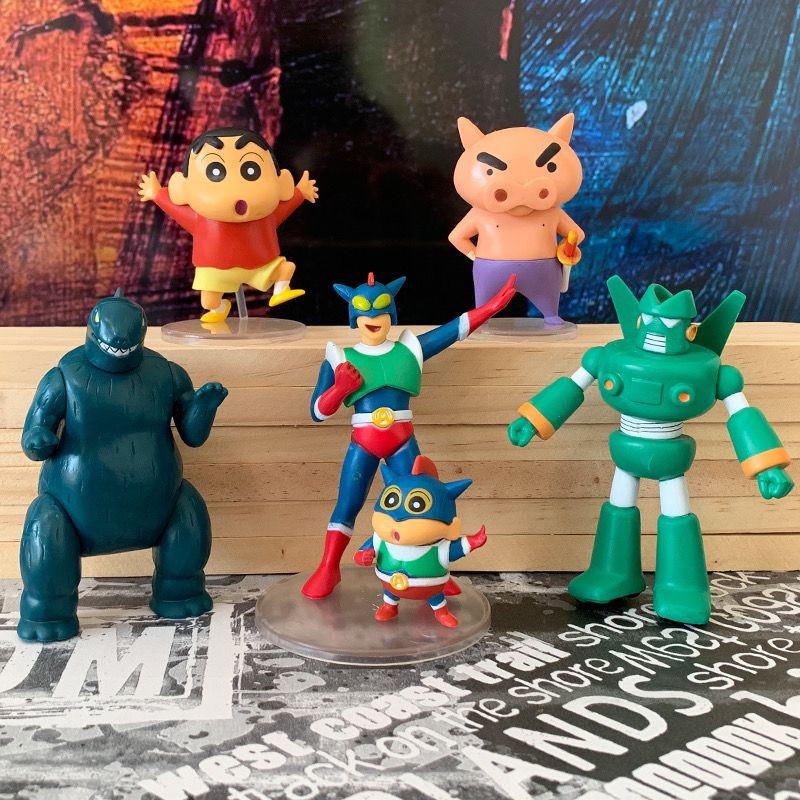 Joint Movable Crayon Shin-Chan Condom Robot Dynamic Superman Bare Butt ...