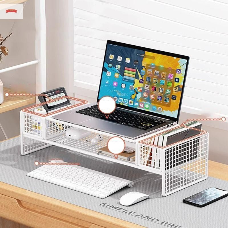 YESC Double-Deck Computer Monitor Riser Holder PC Screen Stand Desktop ...