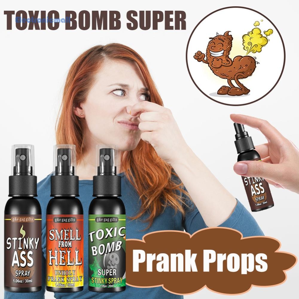 30ml Novelties Liquid Fart Gag Prank Toy Spray Can Stink Bomb Smelly ...