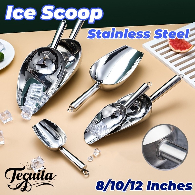 Multipurpose Stainless Steel Shovel Ice Scoop Food Scoop Candy Sugar ...