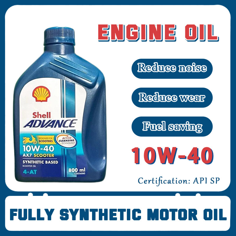 Shell Advance AX7 Scooter Engine Oil 800ML for Better Fuel Efficiency ...