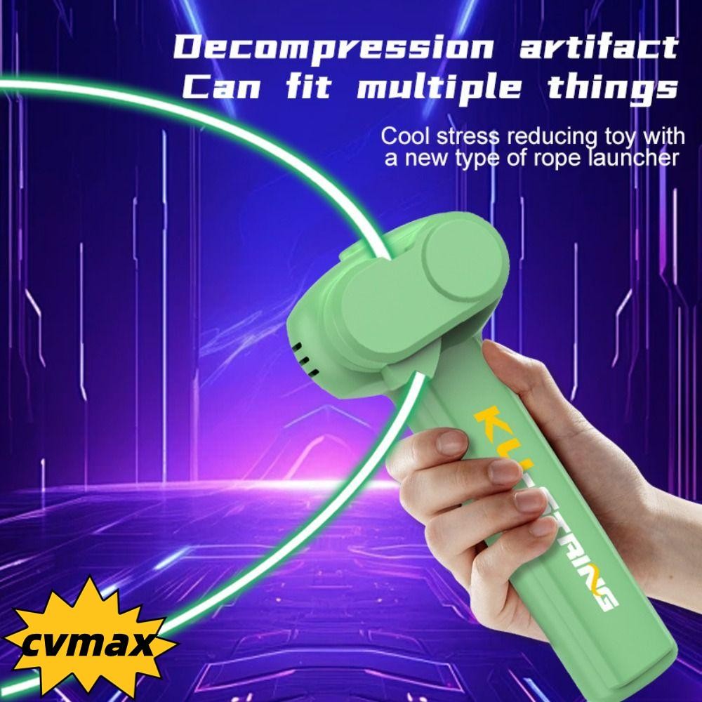 CYMX Glow-in-the-Dark Rope Launcher, Adjustable Speed Fidget Toy ...