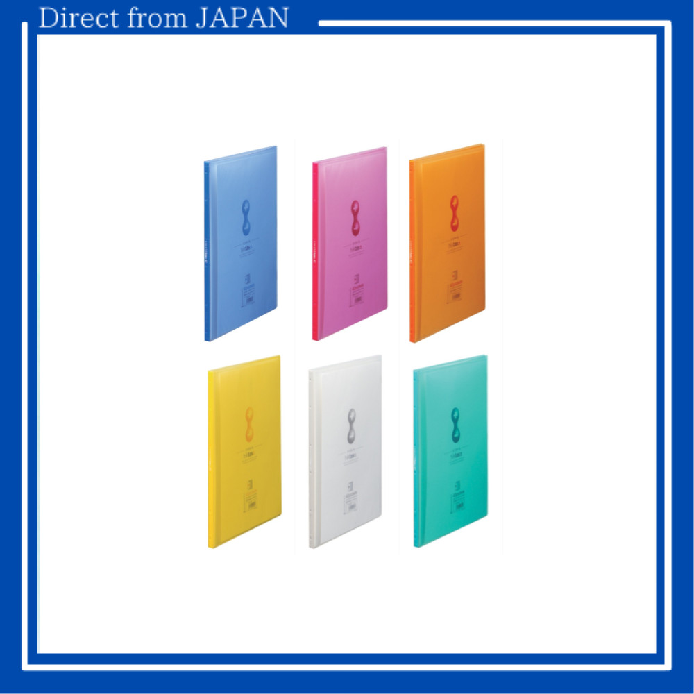 King Jim Clear File Hictus Transparent Side-in 40 Pockets A4 Vertical ...