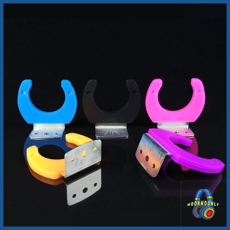 MOOMMY Wall Mount Microphone Holder Stand Space Saving Mic Display ...