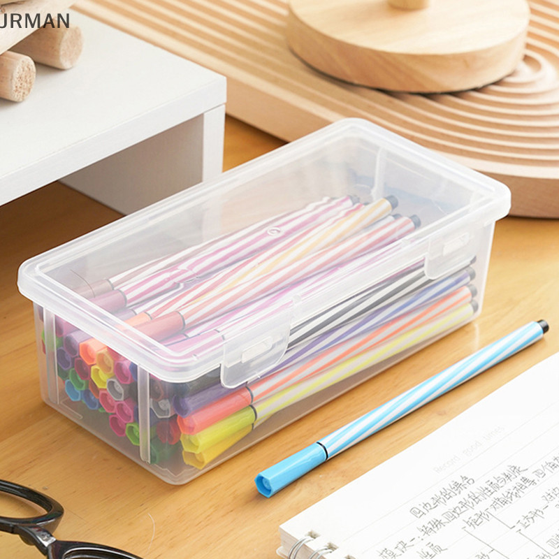 LOVESHOPPING 1PC Large Capacity Plastic Pencil Box Stackable ...