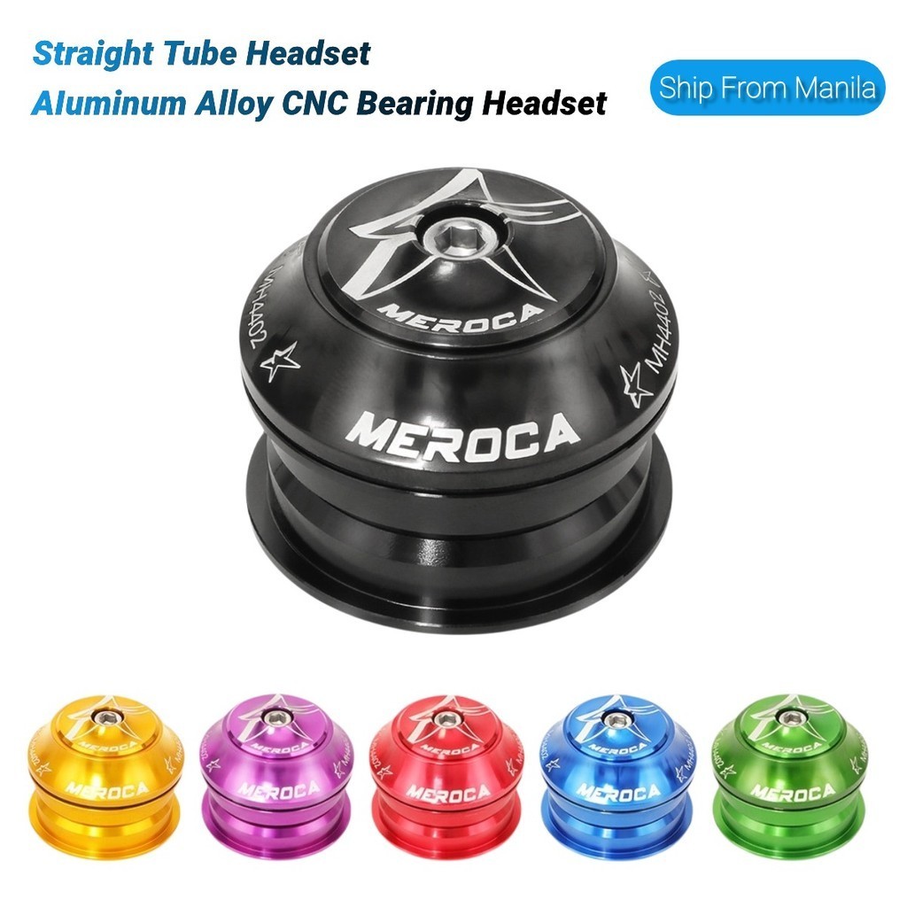 Meroca Sealed Bearing Bicycle Headset Aluminum alloy 44mm Non-Tapered ...