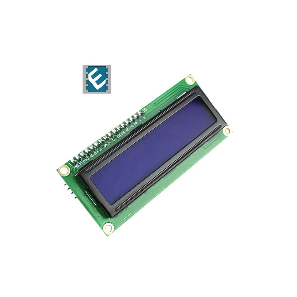 Lcd 16x2 With I2c Blue Background White Font For Arduino Esp8266
