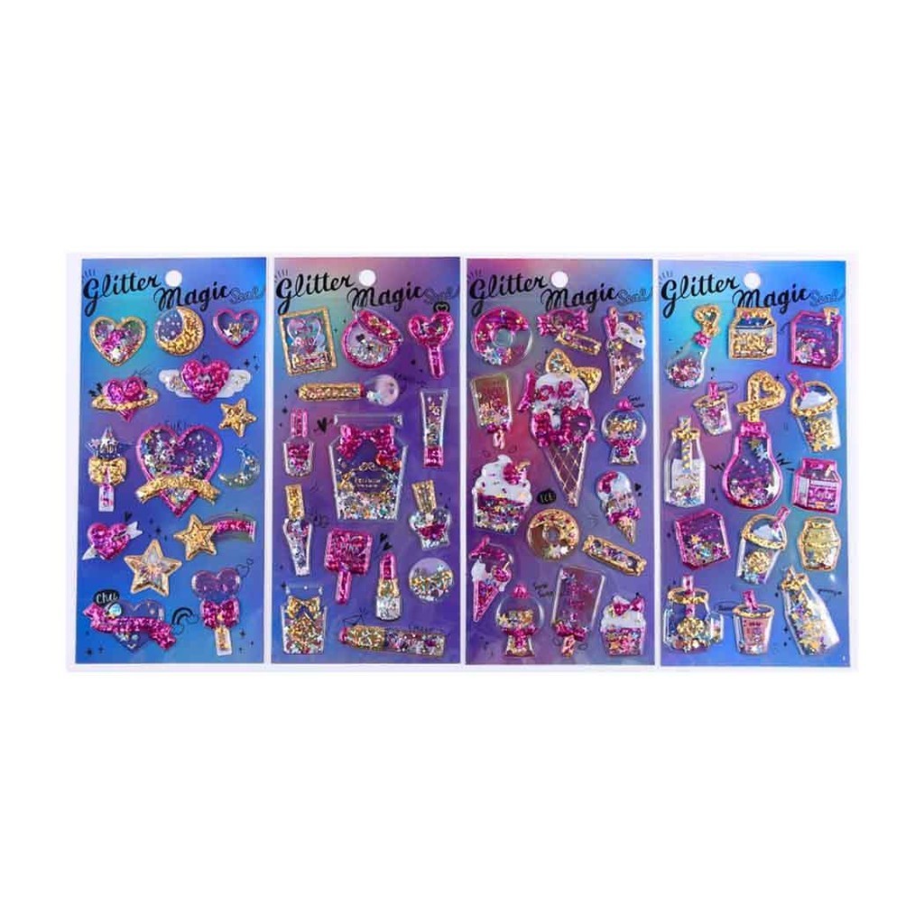 MINISO Laser Shaker Stickers (C) (4 Assorted Models) | Shopee Philippines