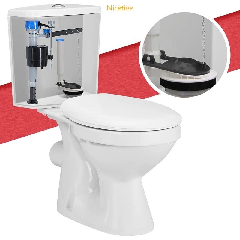 NICE Universal Water-Saving for Valve Toilet Flapper 2 Replacement Kit ...