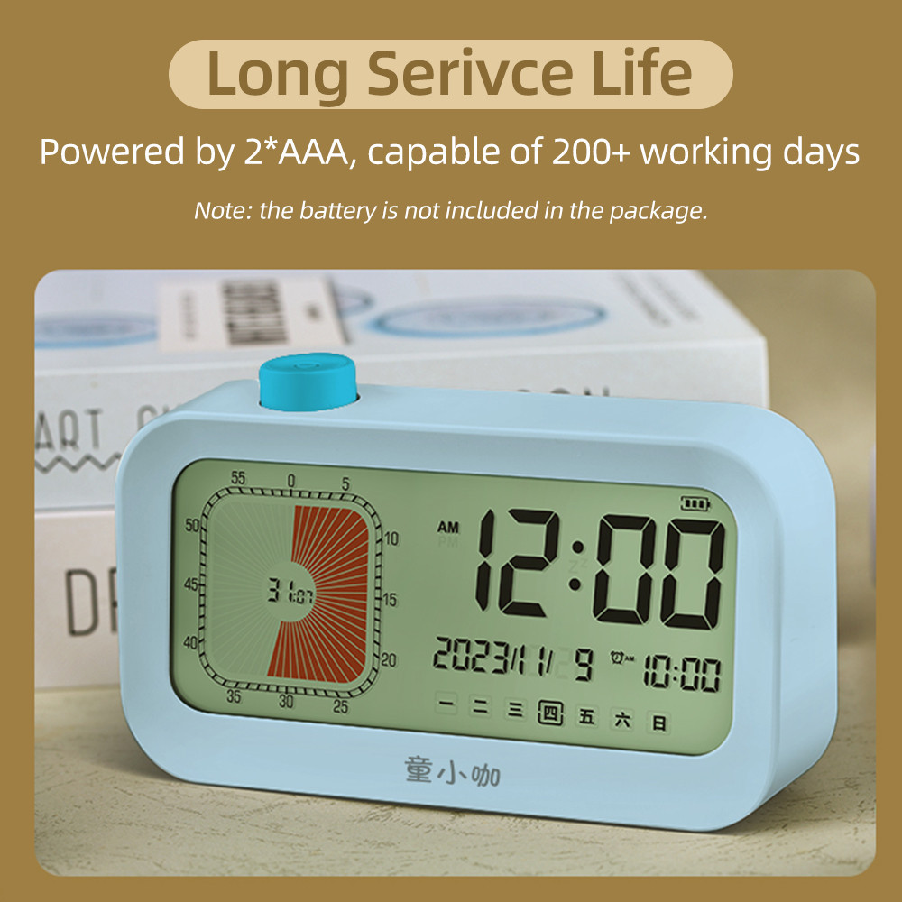 60 Minute Visual Timer Count Up/Down Function Clock with LCD Screen ...