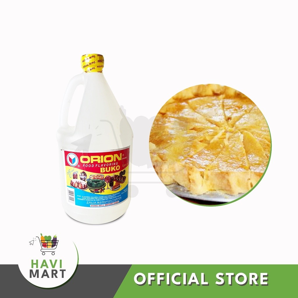 Orion Flavor Food 1Gallon (Banana,Brown Liquid,Buko Pandan,Langka ...