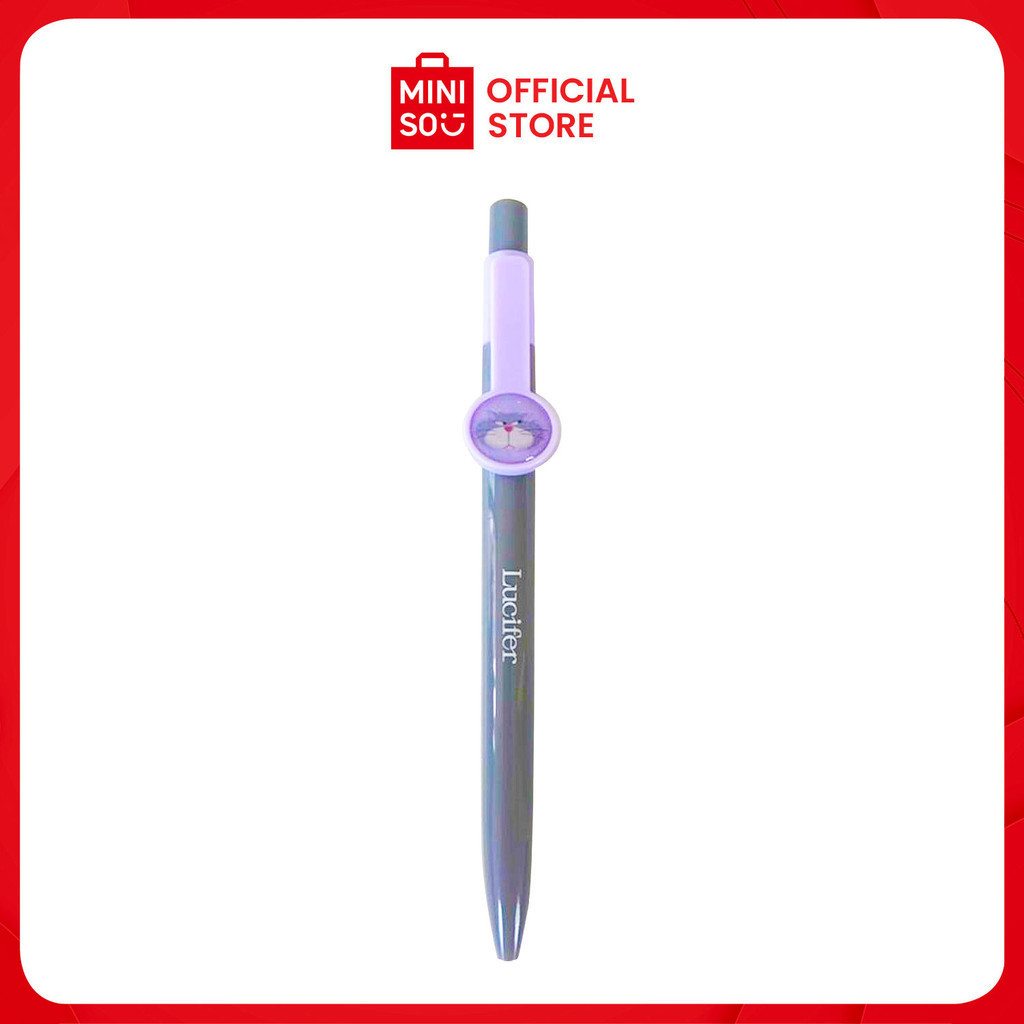 MINISO Disney Cat Collection Epoxy Ballpoint Pen Lucifer PDQ | Shopee ...