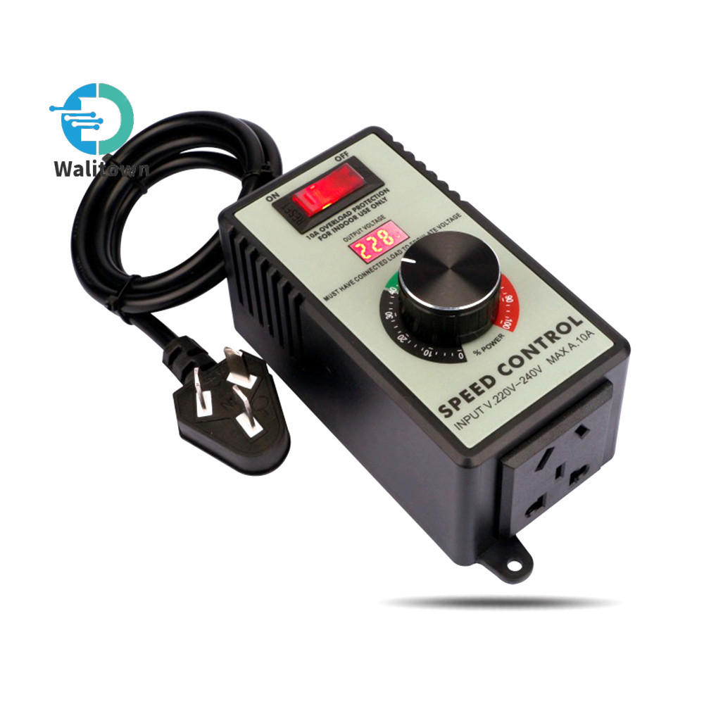 110V/220V 4000W Electronic Voltage Regulator Speed Controller Motor ...