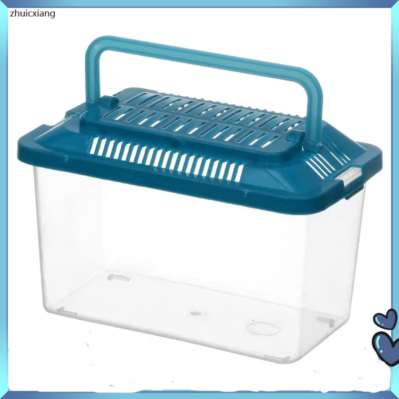 Small Fish Bowls Kits Reptile Terrarium Habitat Plastic Turtle Tank Pet ...