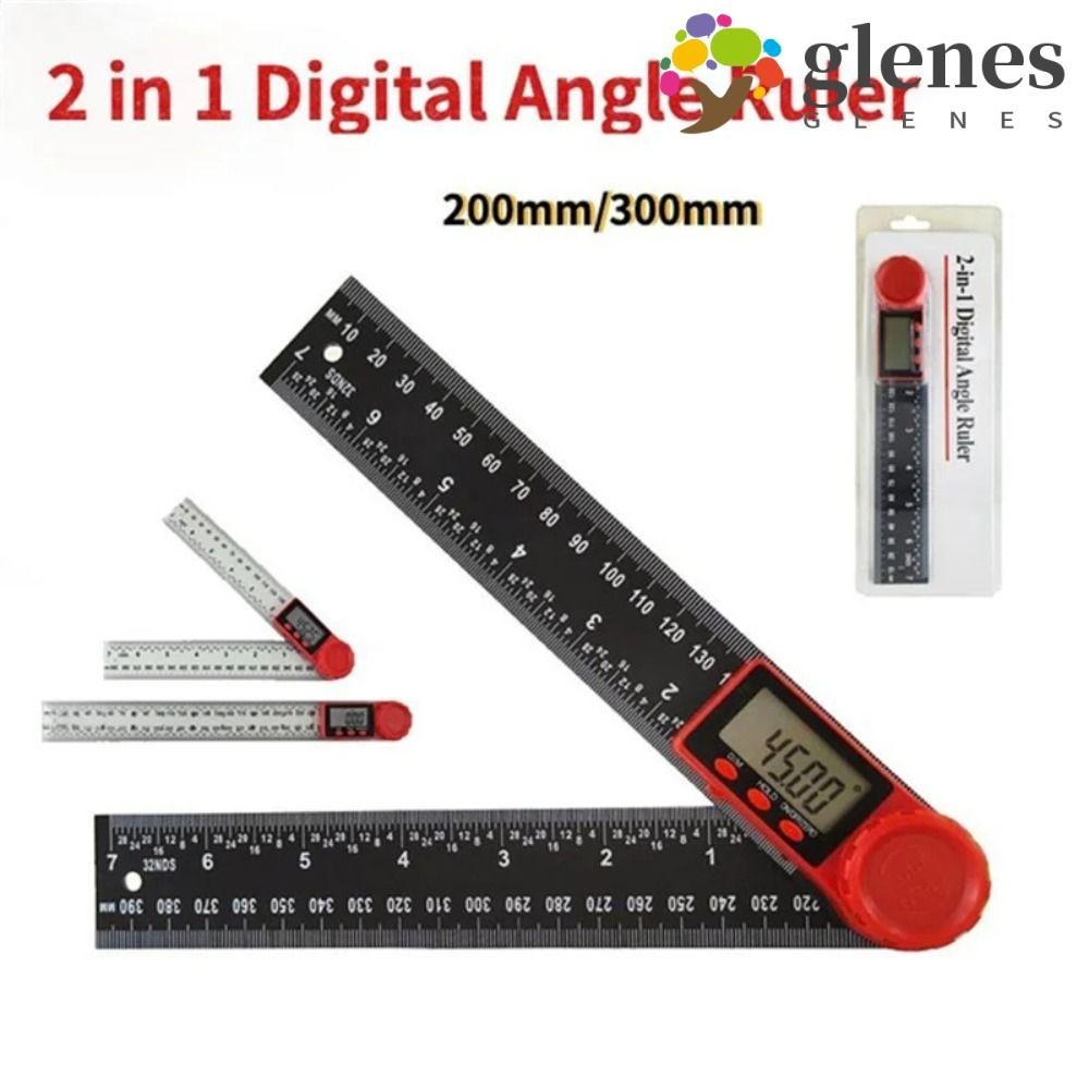 GLENES Digital Angle Meter, Inclinometer 360 Degrees Digital Angle ...