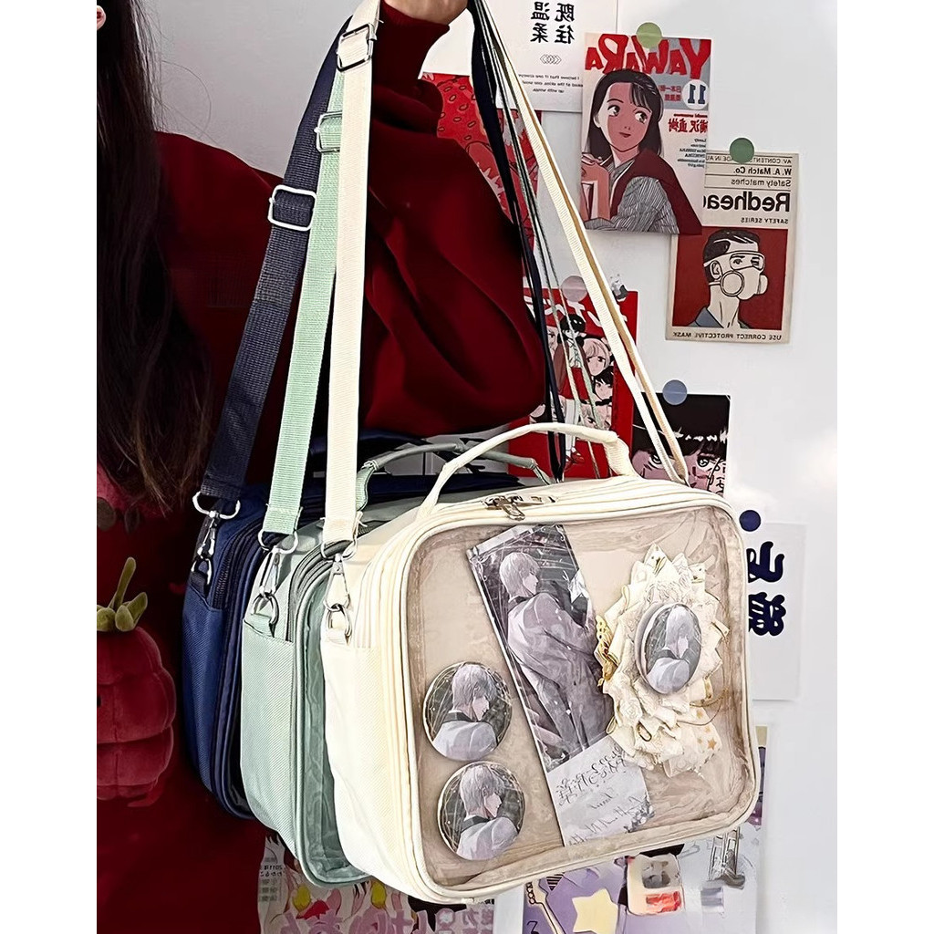 Multifunctional Simple Ita Backpack, Aesthetic DIY Badges Display ...