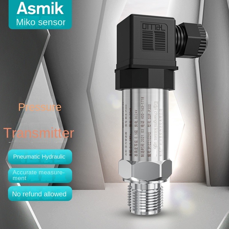 Mike Asmik Pressure Transmitter 4-20mA High Precision Diffusion Silicon Pressure Sensor Constant ...