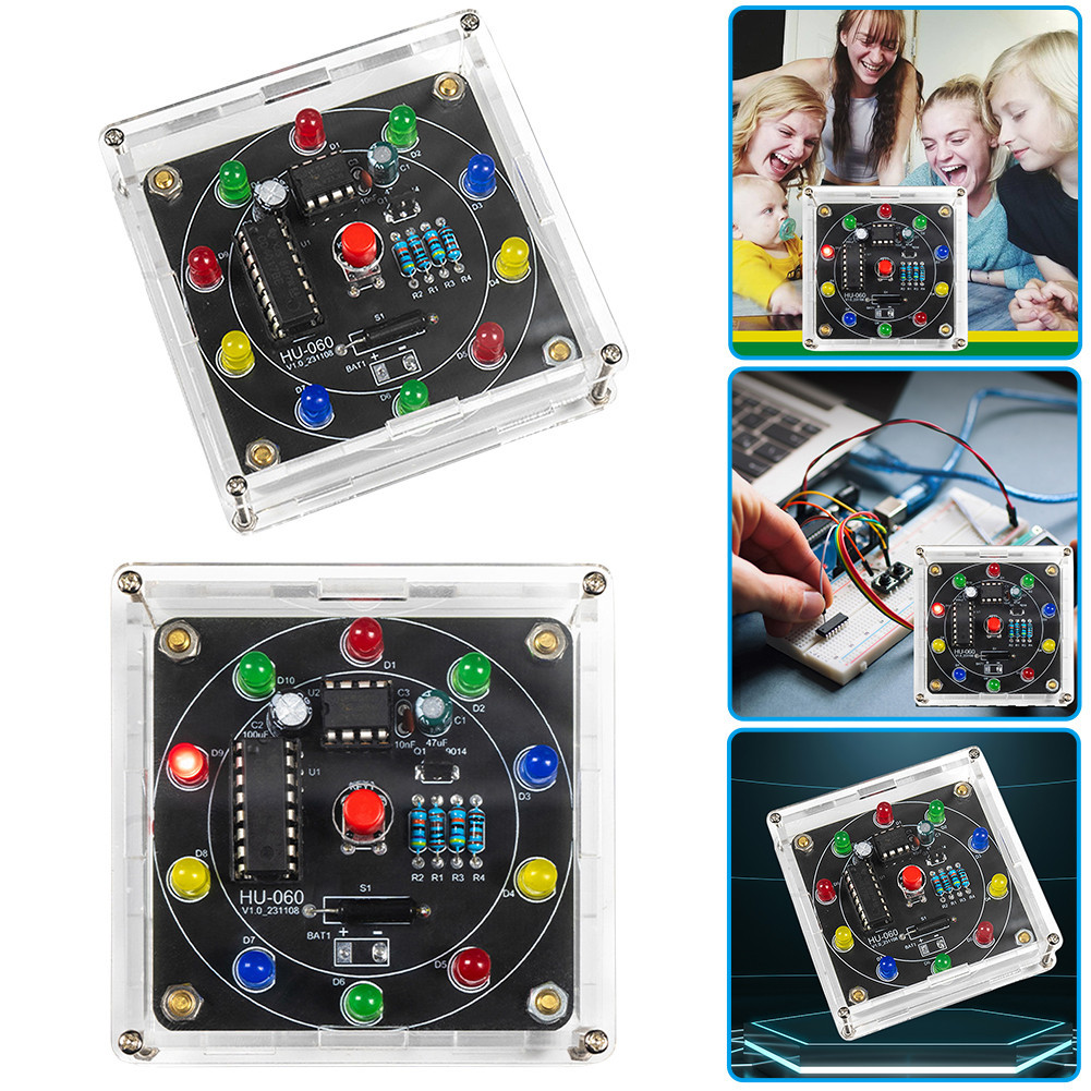 CD4017 NE555 Wheel of Fortune Electronic Lucky Rotary Suite Component ...