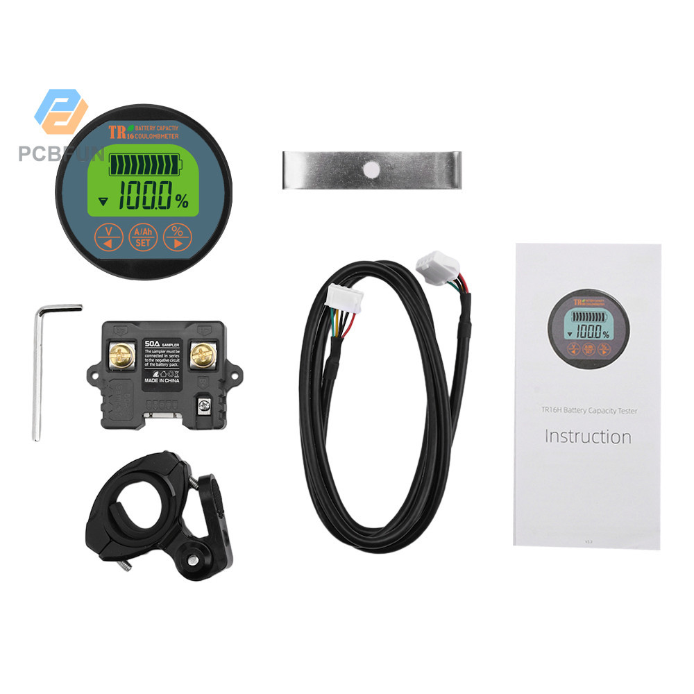 Pcbfun TR16 Multifunctional Waterproof Power Monitor Voltmeter Ammeter ...