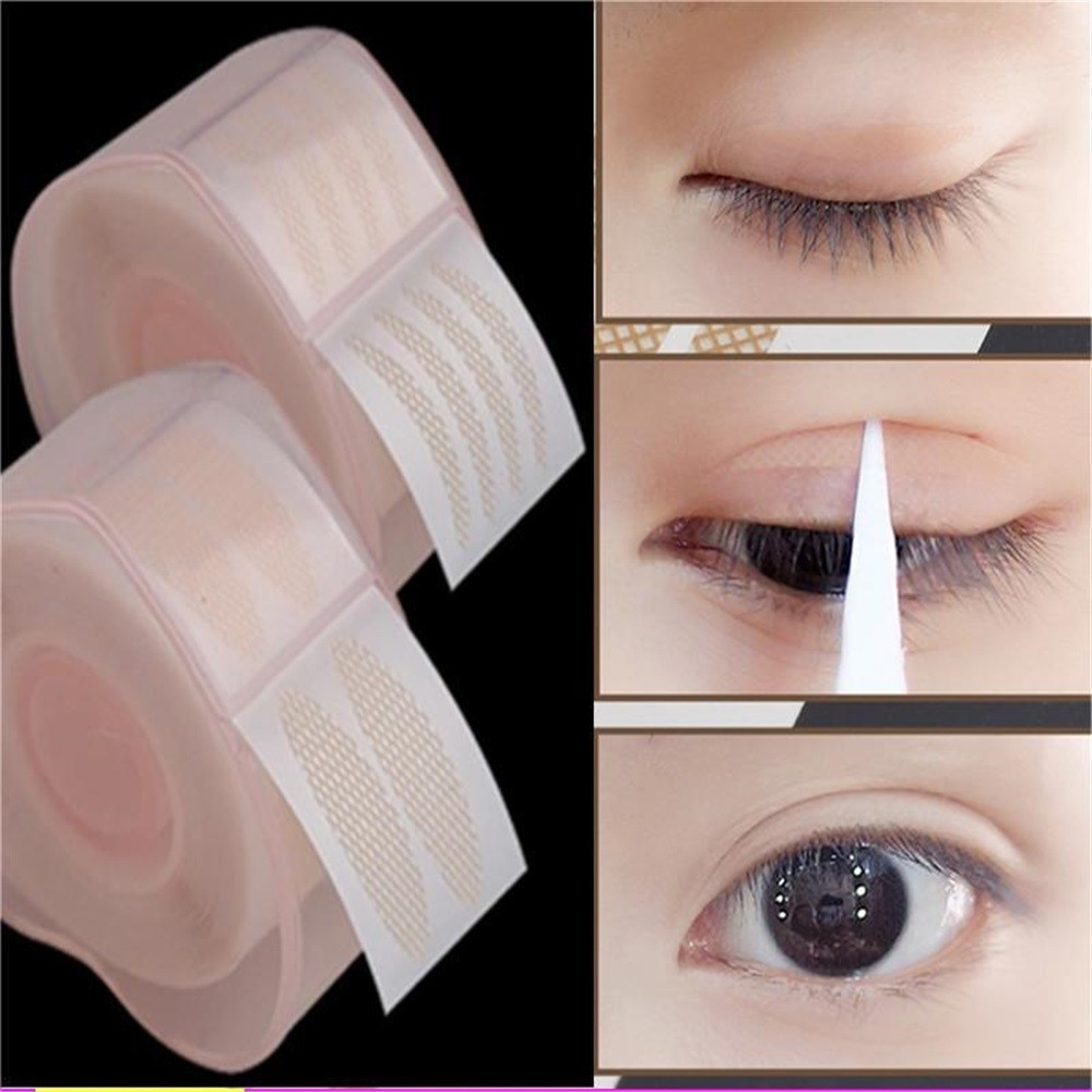 Lace double eyelid patch, mesh invisible beauty patch, breathable ...