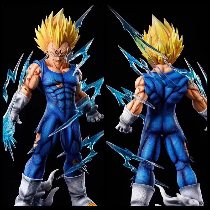 Anime Dragon Ball Z Majin Vegeta Figure Self Explosion Figurine Model ...