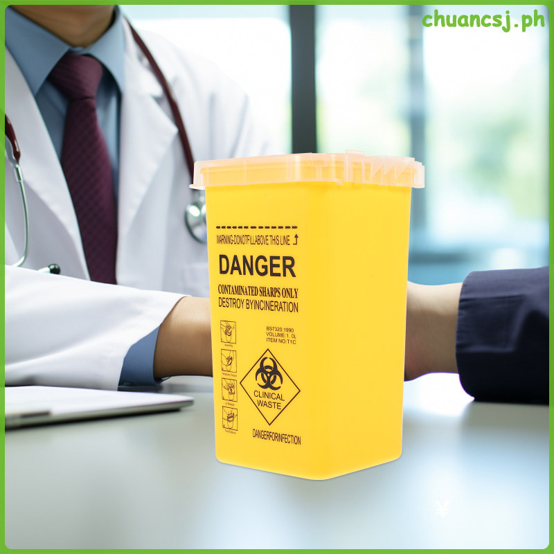 [READY STOCK] Sharps Container Small Sharps Waste Bin Disposal ...