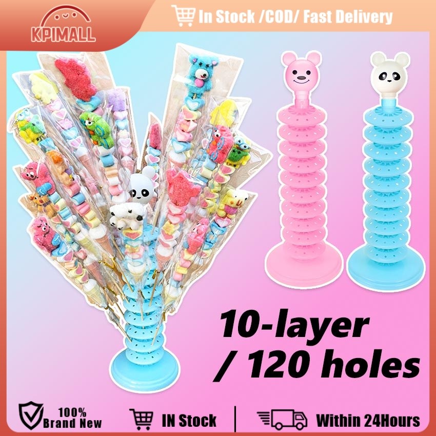 Lollipop Holder 10-Layer Stand Circular Porous Lollipop Display ...
