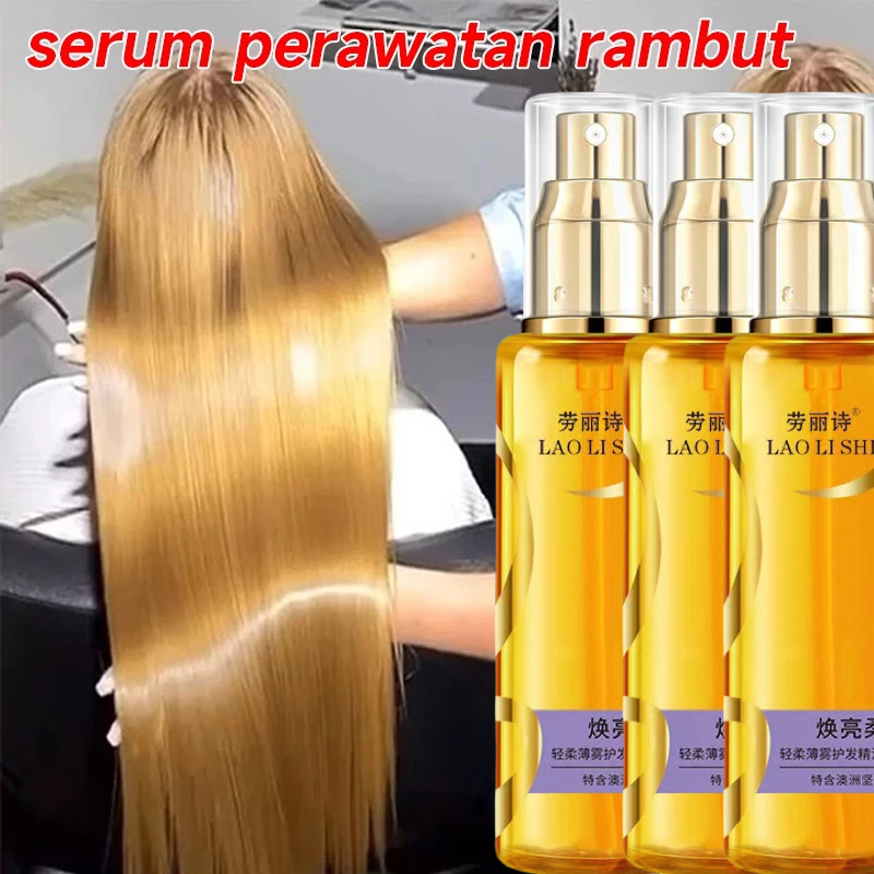 100ml Hair Care Essence Oil Spray Moisturizing Smoothing Improve Frizz ...