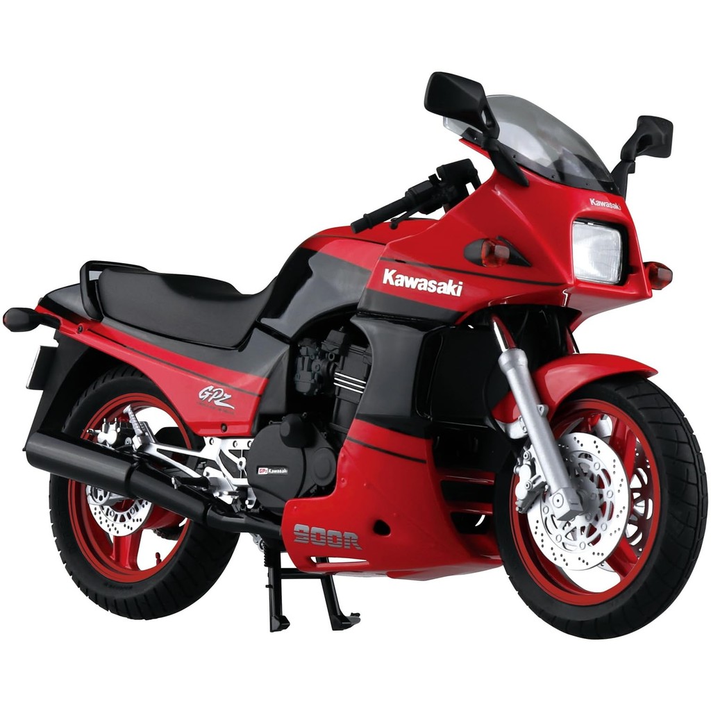 Aoshima Bunka Kyozaisha 1/12 The Bike Series No.49 Kawasaki ZX900A GPZ900R Ninja 1990 Plastic ...