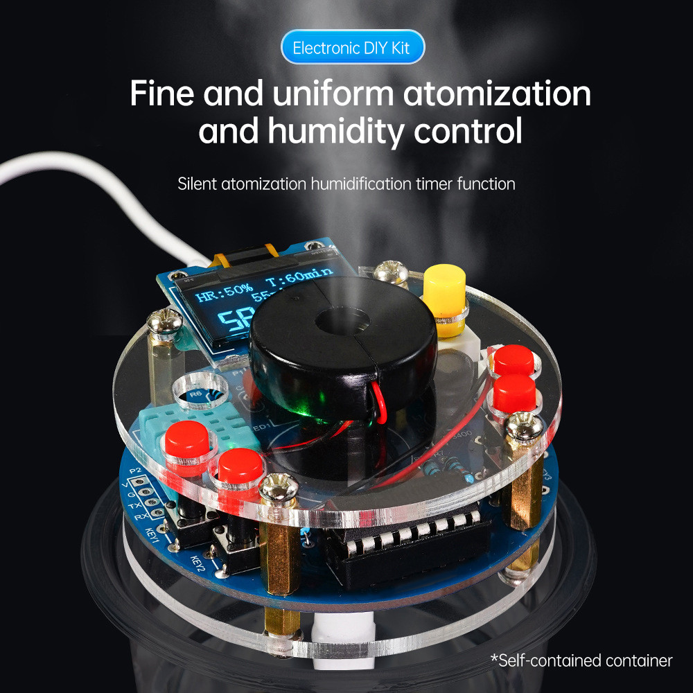 OLED Display Temperature And Humidity Spray Circuit Board Usb ...