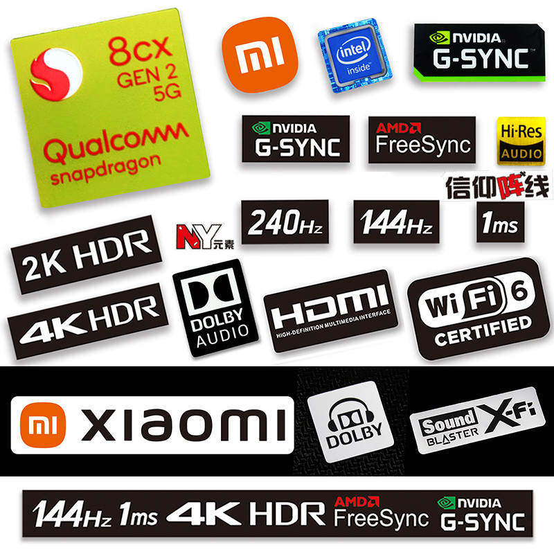 New Sticker Original Snapdragon Qualcomm 8CX 5G Mobile Phone Sticker ...