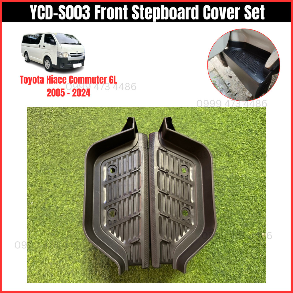 Toyota Hiace Commuter GL 2005 - 2020 Front Stepboard Cover Set Door ...