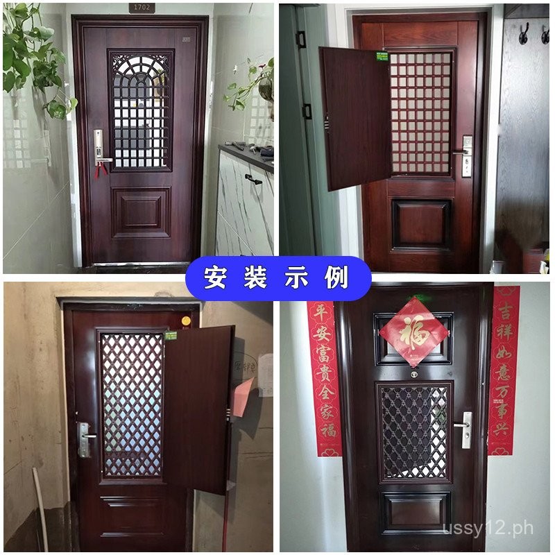 Home Security Door Modification with Ventilation Window, Entry Door ...
