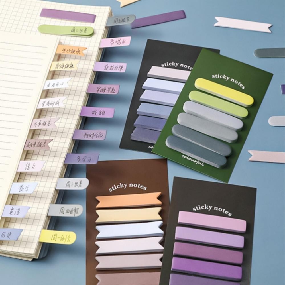 120 Sheets Sticky Index Tabs, Morandi Page Markers, Writable Page ...