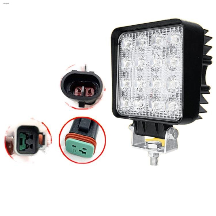 ┅Sany Doosan Carter Kobelco Hitachi Excavator LED Headlight Cab Dome ...