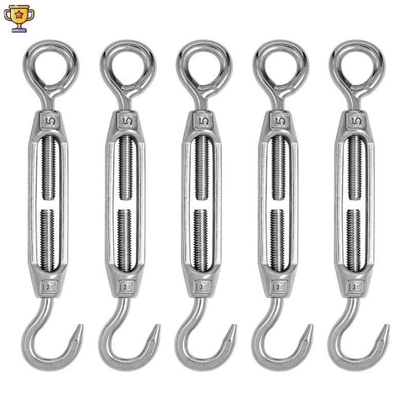 M5 Hook Turnbuckle Lantern Wire Tensioner Adjustable Tensioner ...