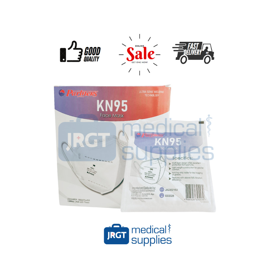 Partners KN95 Face Mask (1 box - 20pcs) | Shopee Philippines